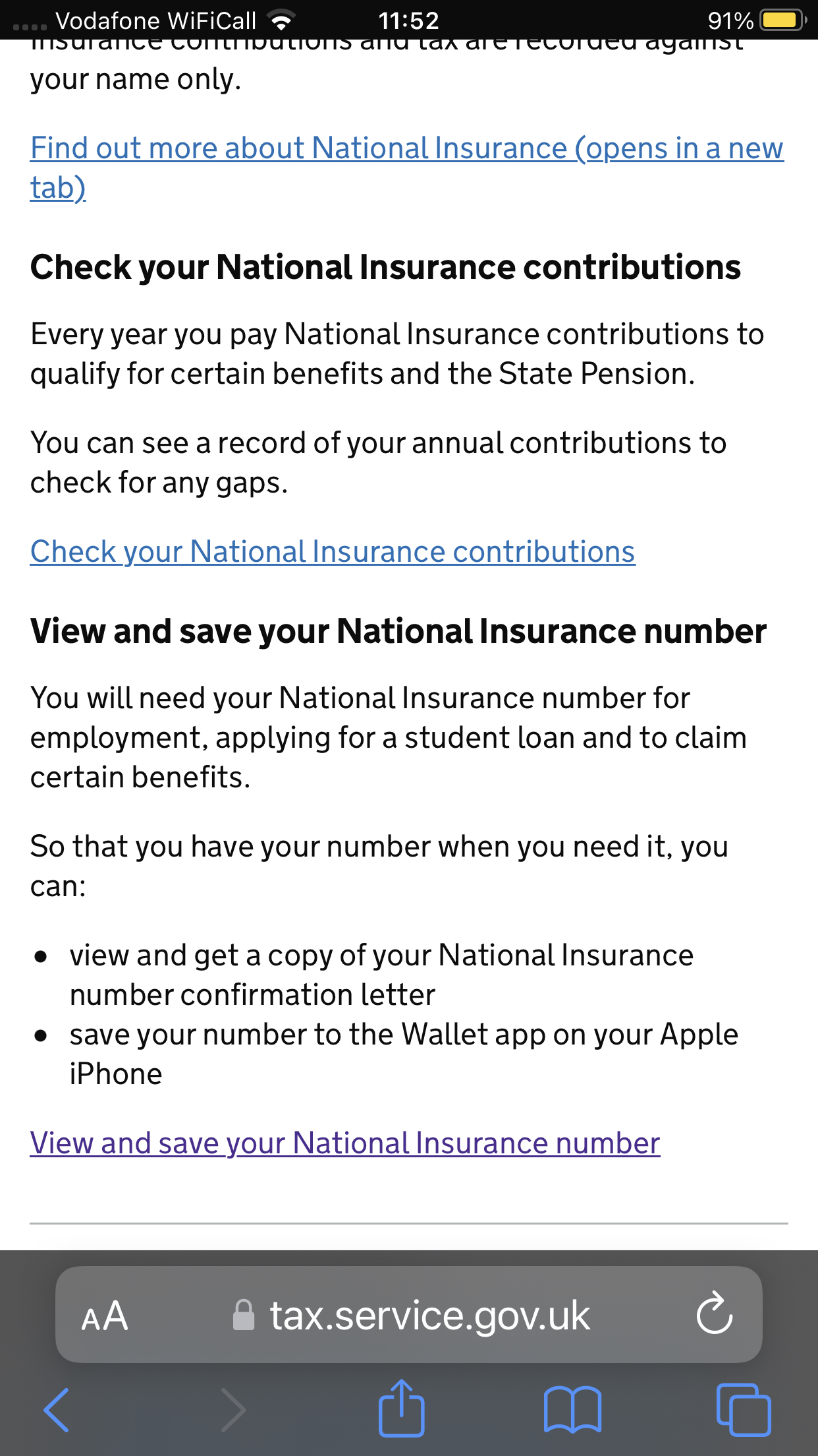 National Insurance Number Available on Apple Wallet - paiyroll