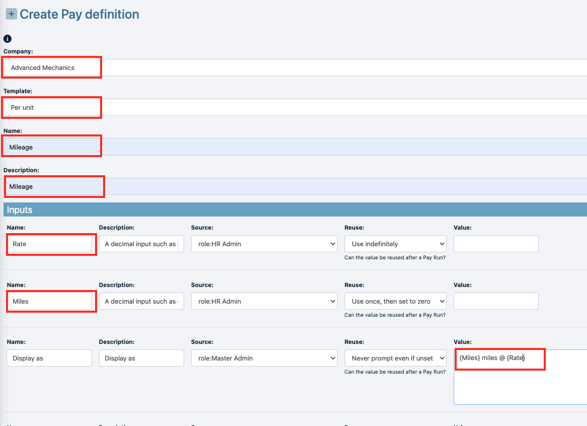 Adding New Pay Definitions - paiyroll
