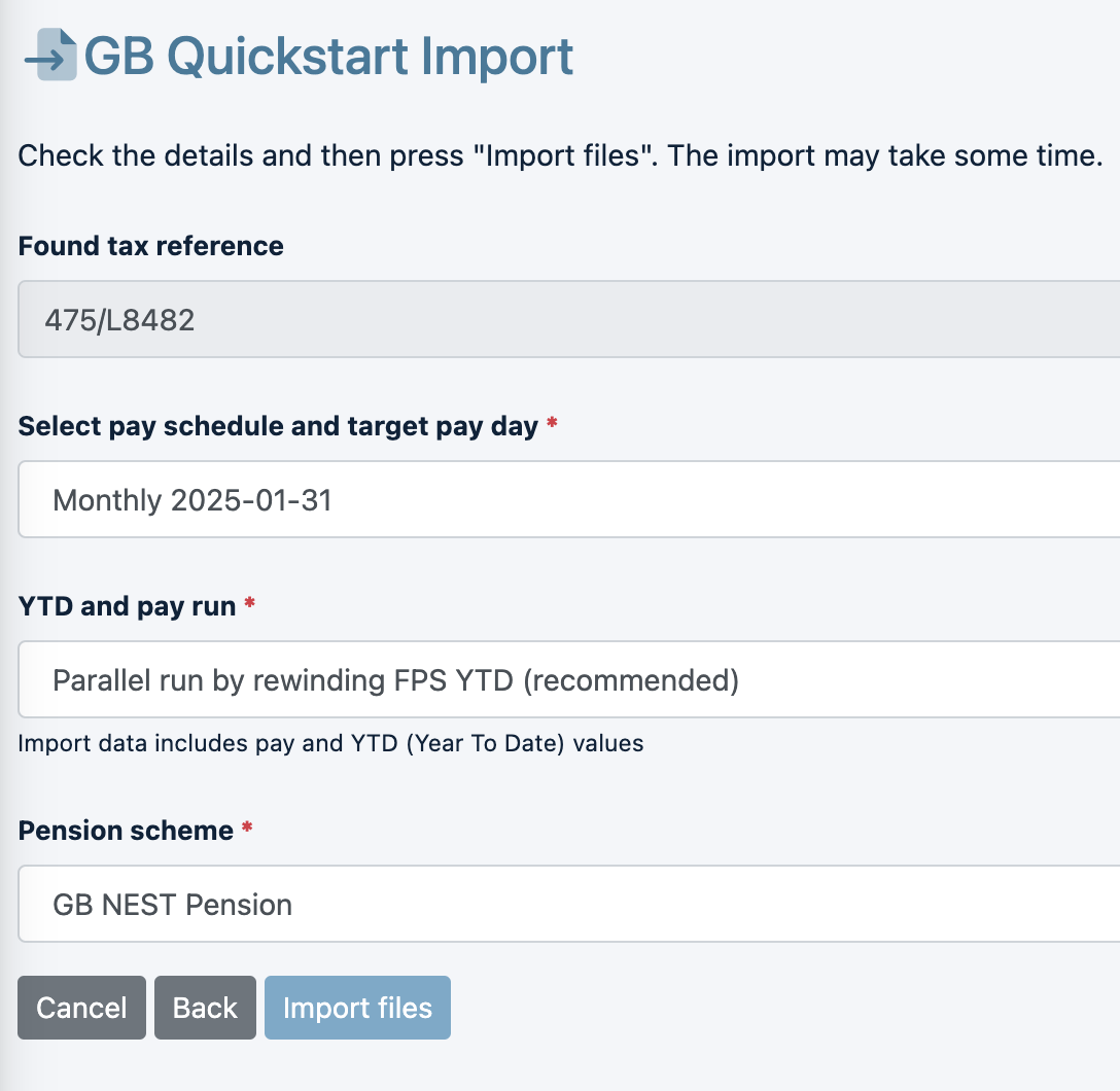 FPS Import Guide - paiyroll